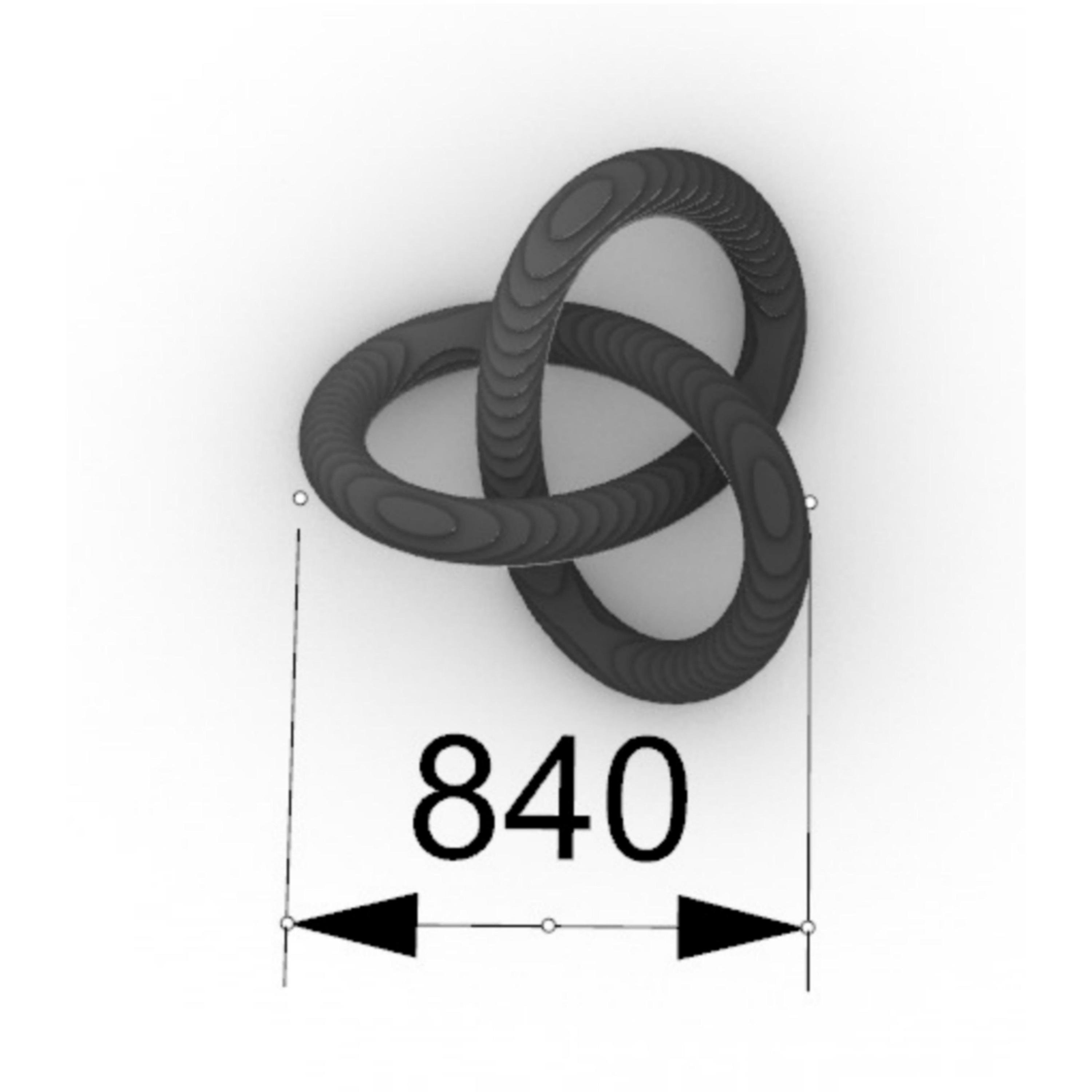 Parametric Table Base for Modern Home – Trefoil Knot Table Digital File ...