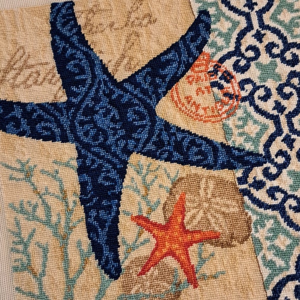 Beach Needlepoint - Etsy