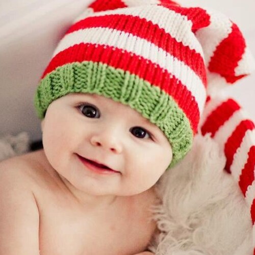 Baby Hat Newborn Knittedhand Knit Infant Cap Fall Colors - Etsy