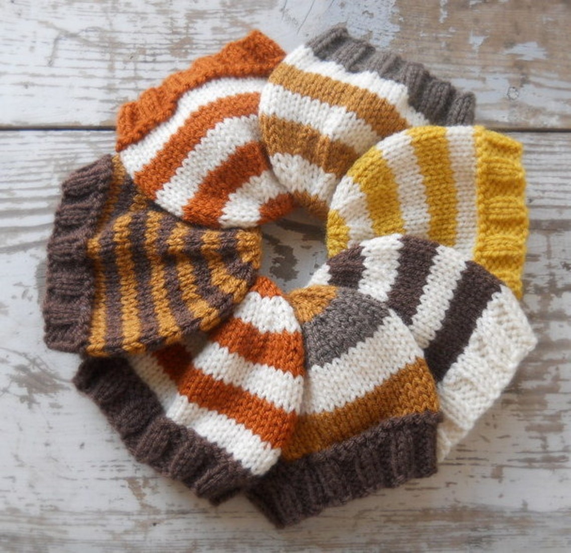 Baby Hat Newborn Knittedhand Knit Infant Cap Fall Colors - Etsy
