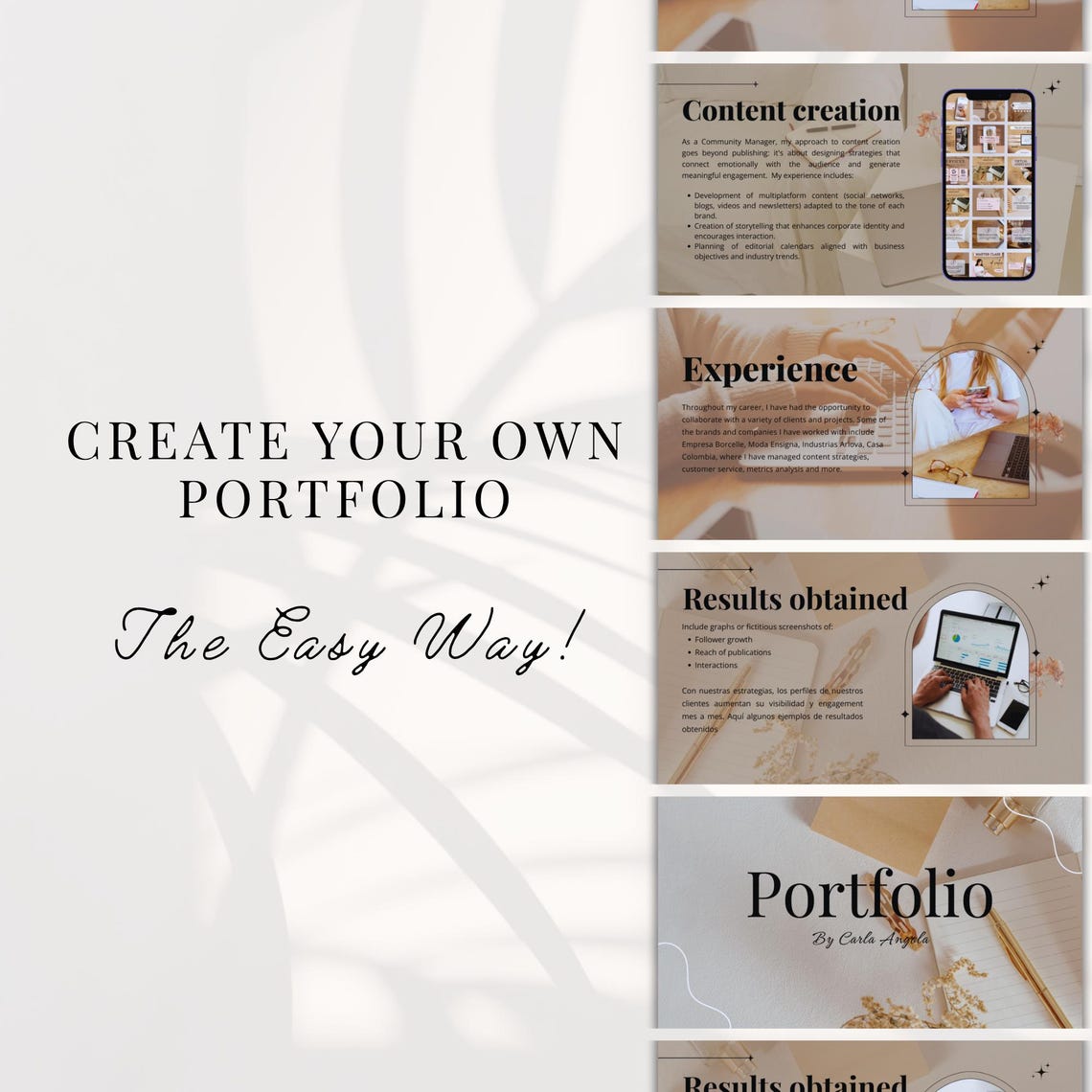 Virtual Assistant Portfolio Template: Editable Canva Design (digital ...