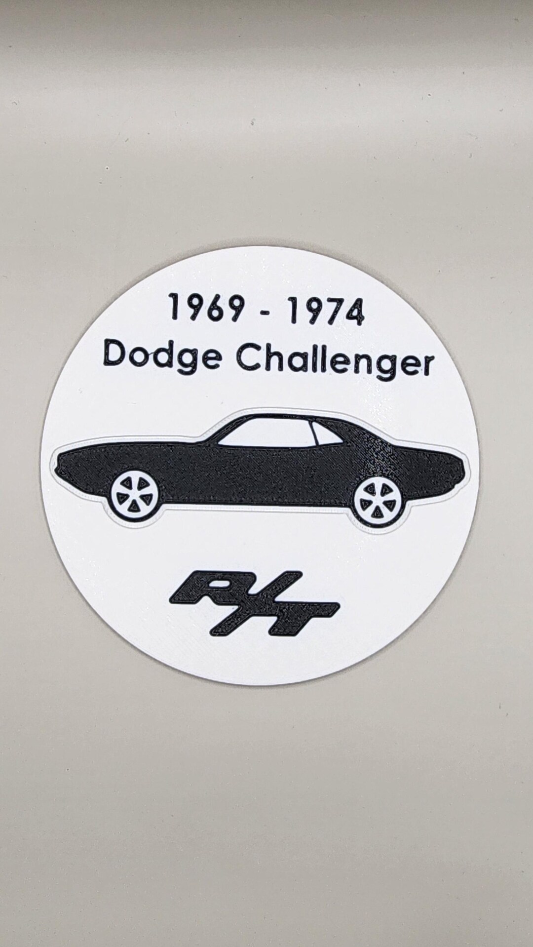Non-stick 1969-1974 Dodge Challenger Coaster Set - Etsy