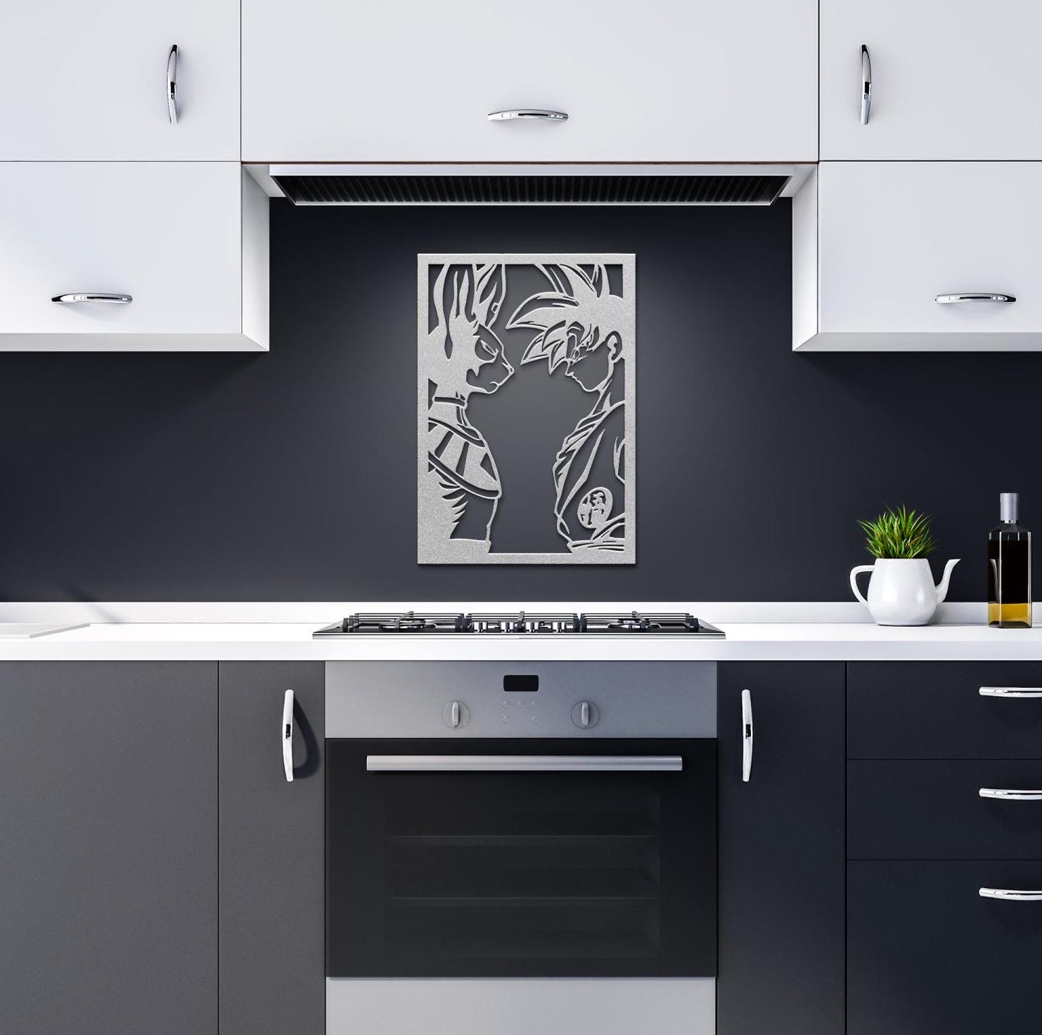 Goku Vs Beerus Dragon Ball Metal Sign - Etsy