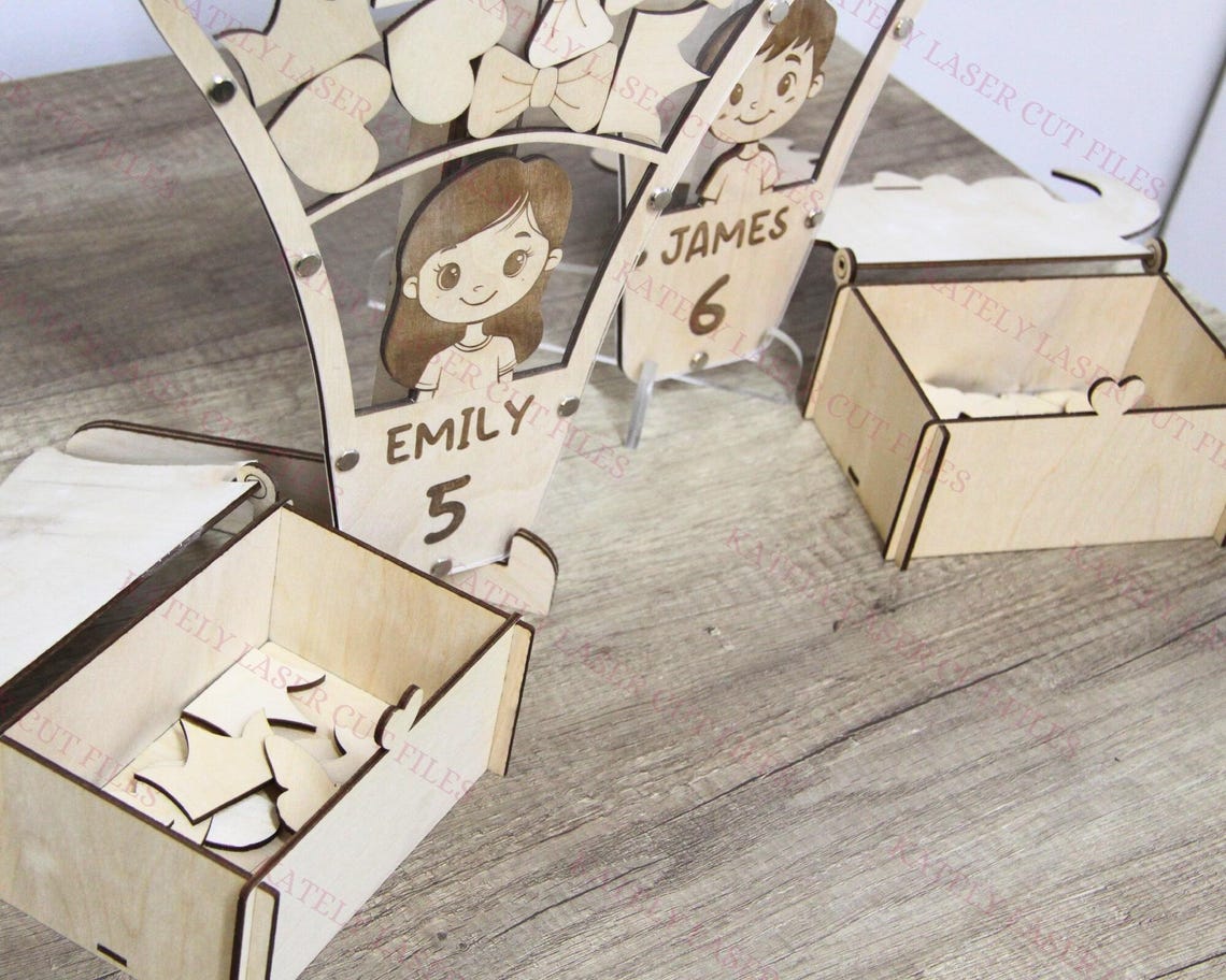 Balloon Guestbook SVG File, Laser Cut Guestbook for Shower & Birthdays ...