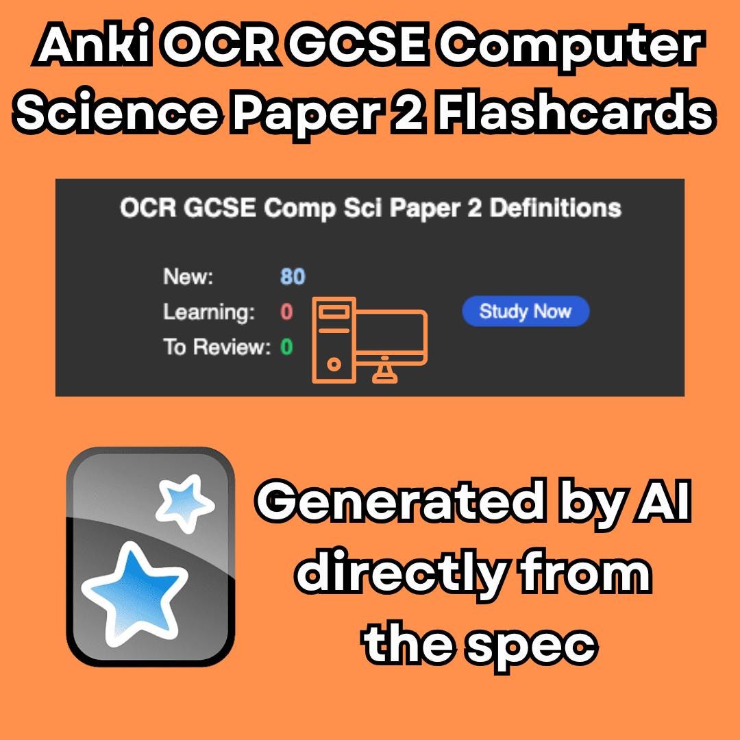 OCR GCSE Computer Science Paper 2 Key Definitions Anki Flashcards (ai ...