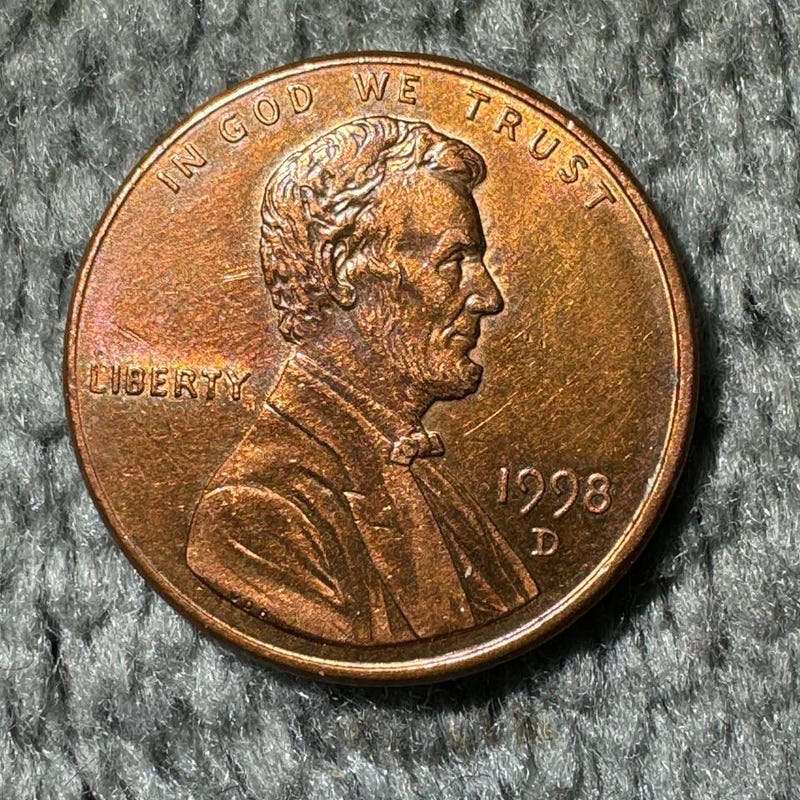 1998 D Penny - Etsy