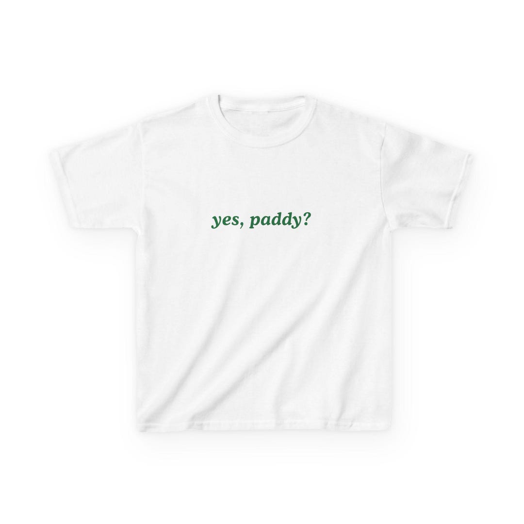 Yes Paddy?, St. Patrick's Day Baby Tee, Irish Tee, St. Patty's Crop Top ...
