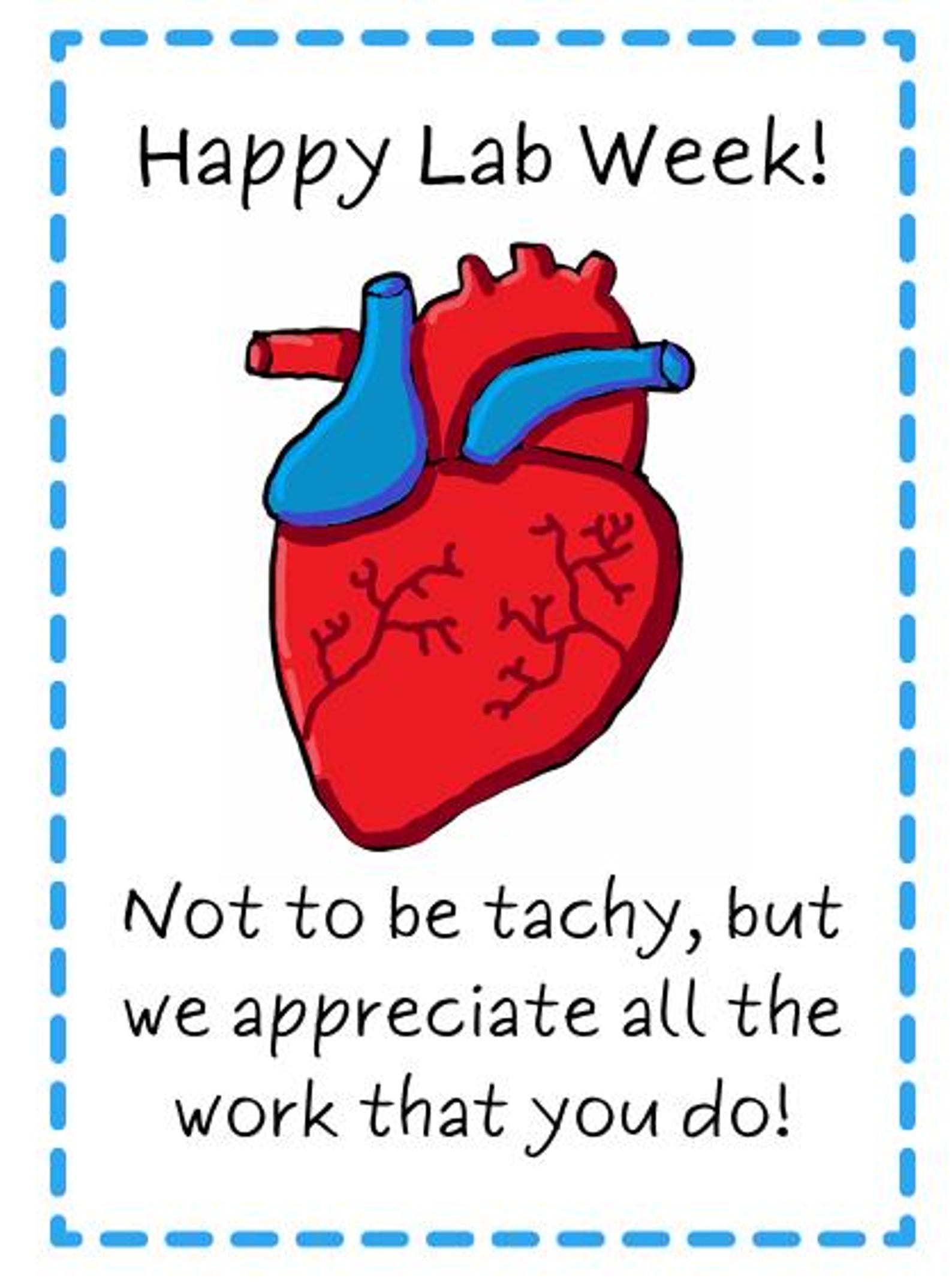 Lab Week Appreciation Printables - Etsy