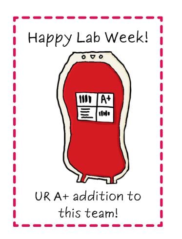 Lab Week Appreciation Printables - Version 2 - Etsy