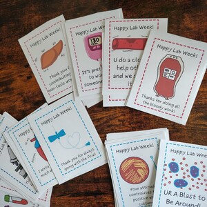 Lab Week Appreciation Printables - Etsy