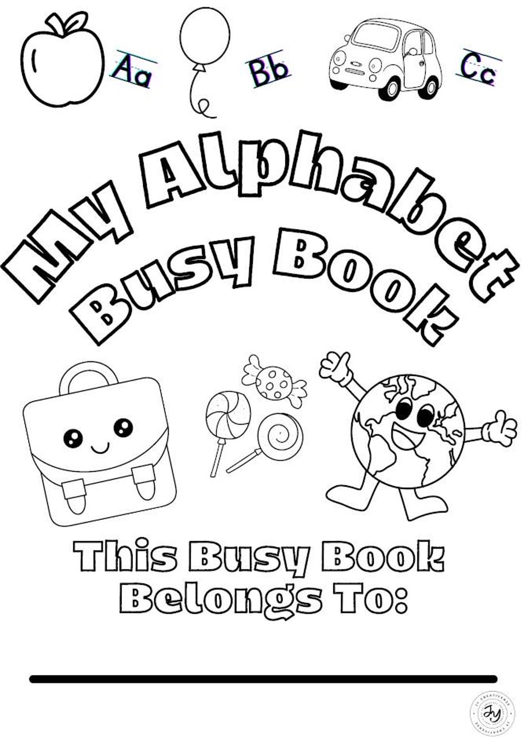 JY Creativerse's My Alphabet Busy Book (printable) - Etsy