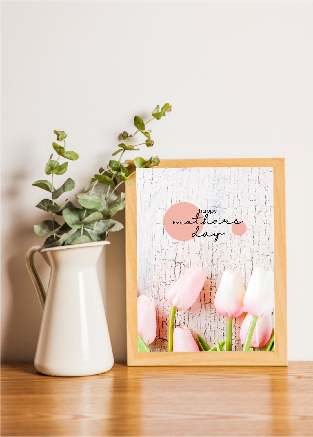 Tulip Mother's Day Card, Flower Mother's Day Card, Personalized Mother ...