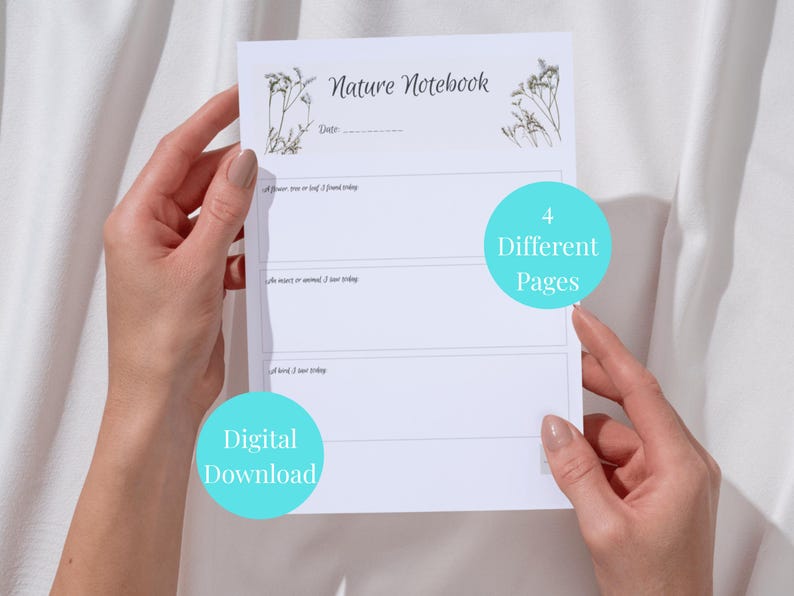 Kids Nature Notebook Journal Homeschool Science Wildlife Charlotte ...