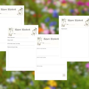 Kids Nature Notebook Journal Homeschool Science Wildlife Charlotte ...