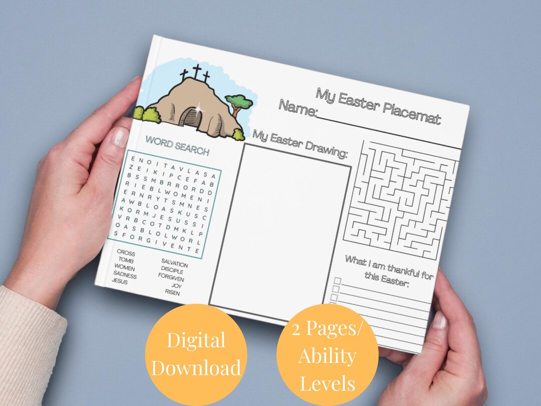 Christian Easter Resurrection Day Holy Week Fun Screen-free Kids ...