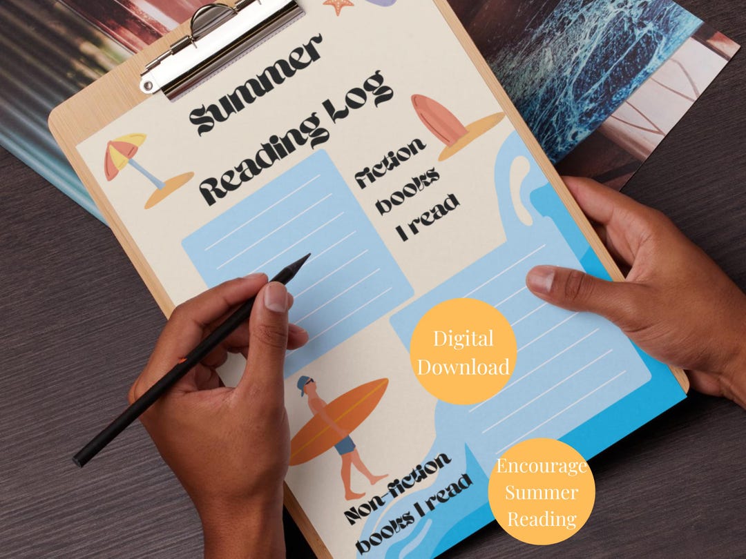 A4 Printable Kids Summer Beach Seaside Surfer Vacation Holiday Book ...