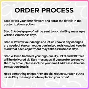 Custom Birth Flower Bouquet Tattoo Design (digital Download) - Etsy