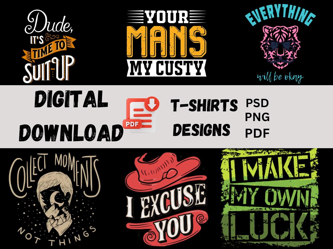 Men’s Clipart Bundle | 18 Masculine PNG Designs | Beard, Fashion ...