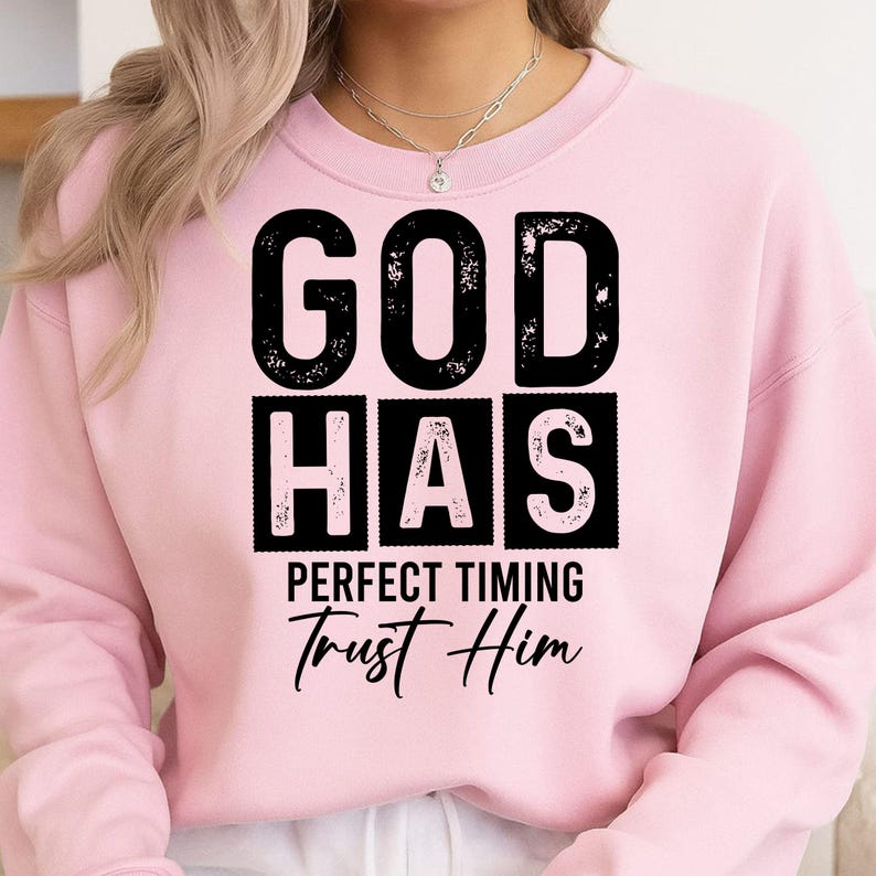 God Has Perfect Timing Svg, Trust God Svg, Christian Svg, Religious Svg, Scripture Svg, Faith ...