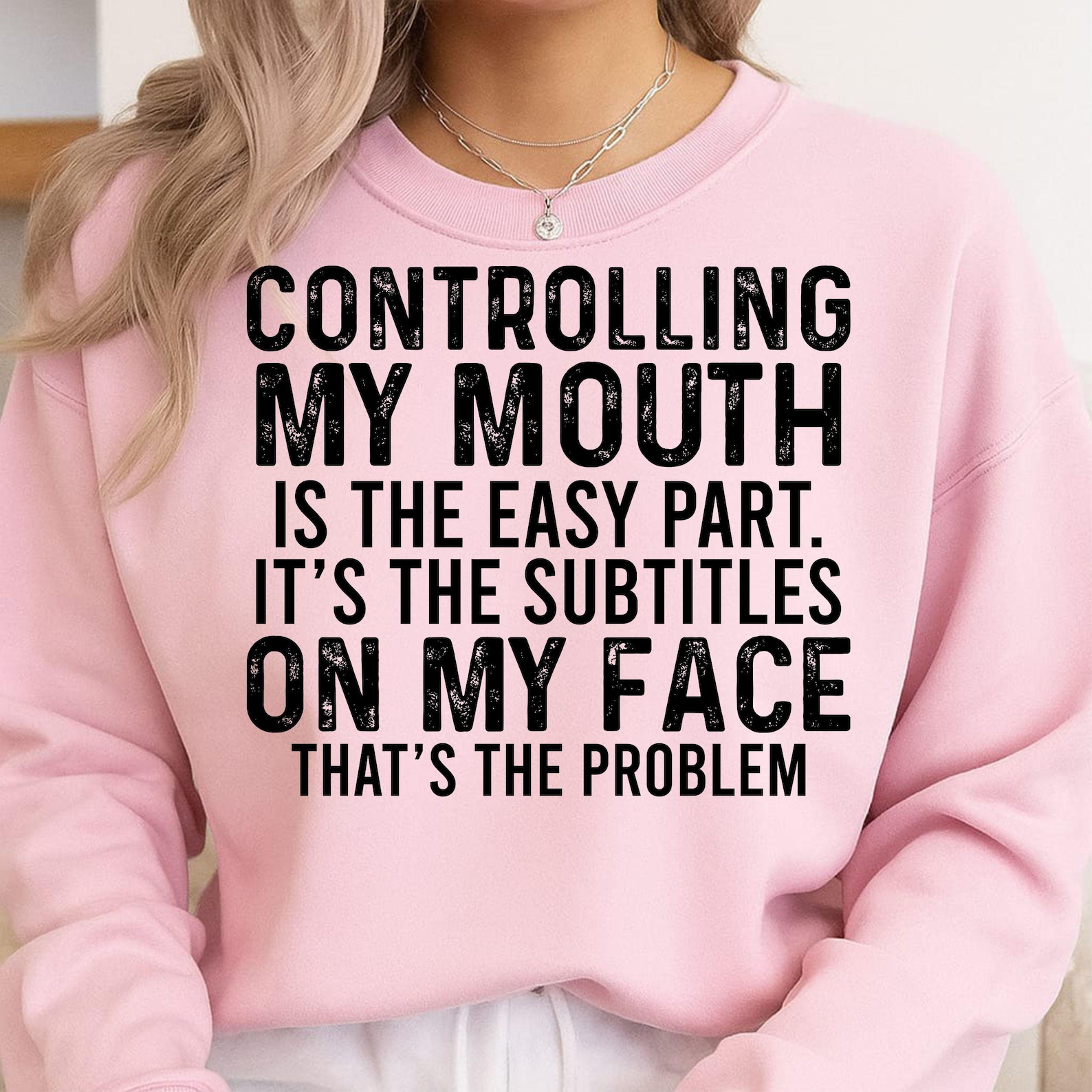 Controlling My Mouth is the Easy Part It's the Subtitles on My Face ...