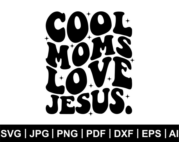 Cool Moms Club SVG, Trendy Moms Svg, Cool Mom Club PNG, Wavy Text Svg ...