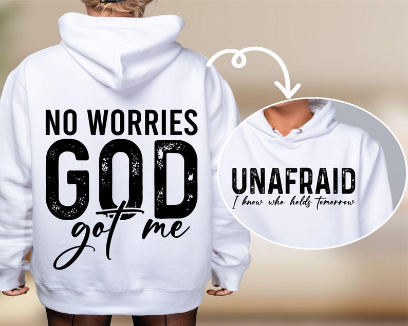 Christian Quote SVG: Unafraid God Got Me, Faith Based (digital Download ...