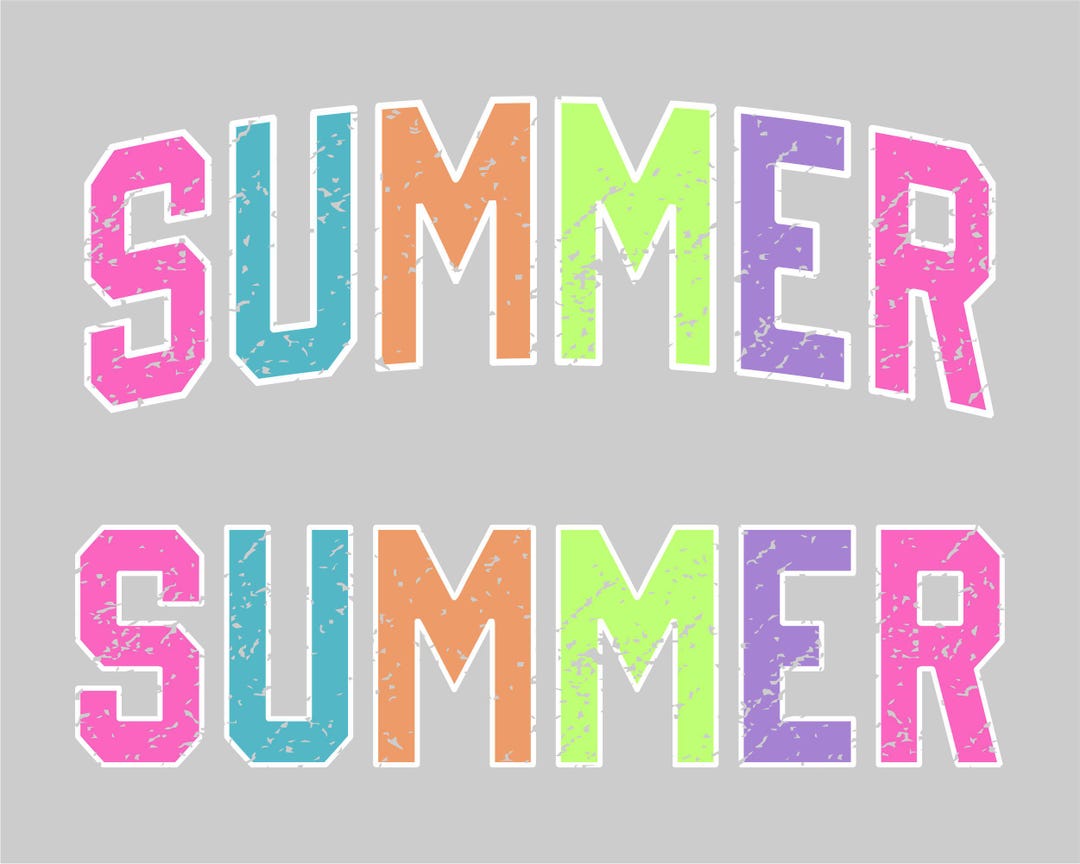 Summer Svg Png, Summer Vibes Svg, Neon Summer Svg, Varsity Summer Shirt ...