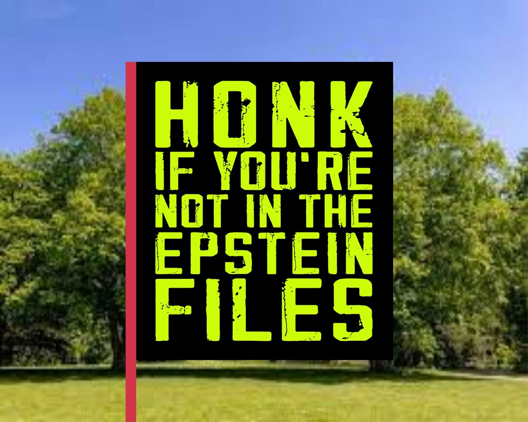 Honk If You're Not in the Epstein Svg Png, Digital Printable Protest ...