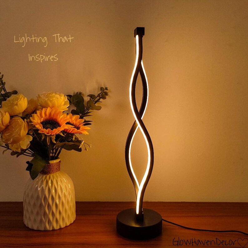 Nordic Bedside Lamp | Modern LED Table Light | Unique Table Light ...