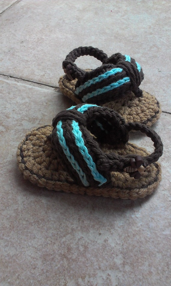 Baby Sandals Baby Flip Flops Baby Shoes Crochet Baby Shoes | Etsy