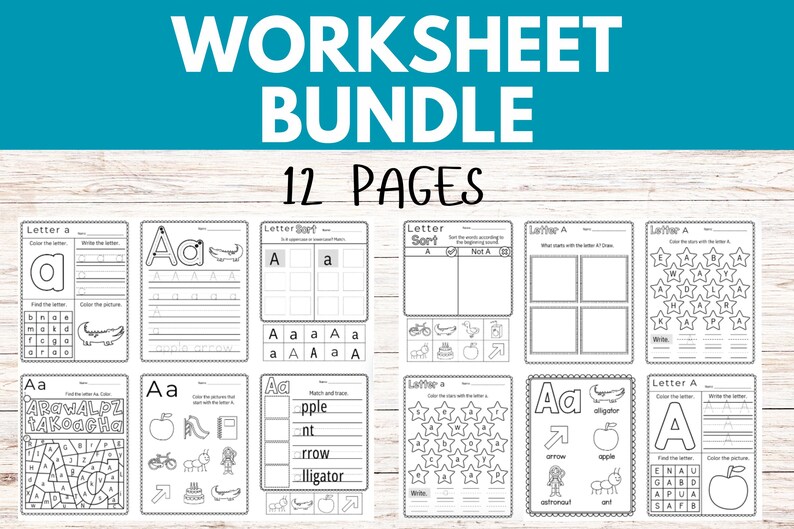 Letter A Tracing Worksheets, Traceable Letters, Preschool Worksheets ...