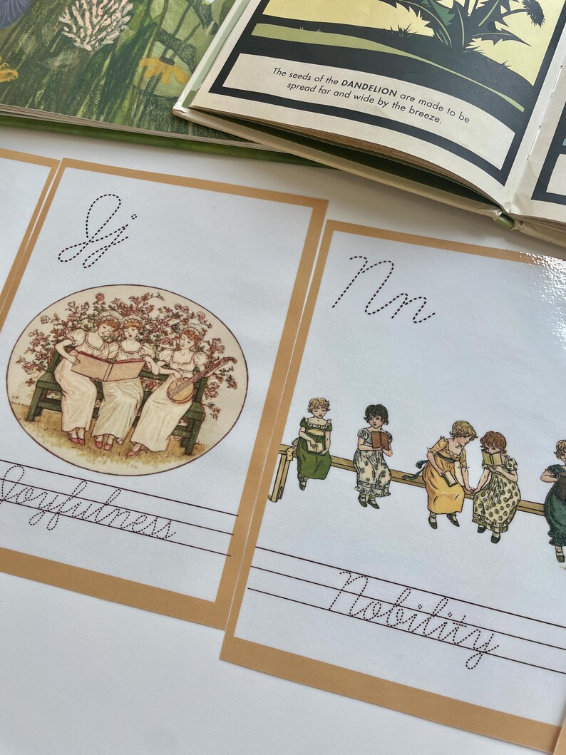 Cursive Alphabet Cards, Letter Tracing and Handwriting Practice ...