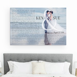 Wedding Vows Canvas • Vows Canvas • Vows Framed on Canvas - Etsy