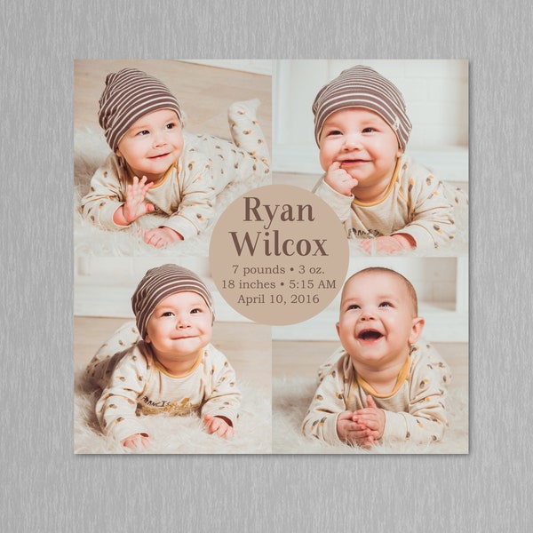 Baby Photo Collage - Etsy