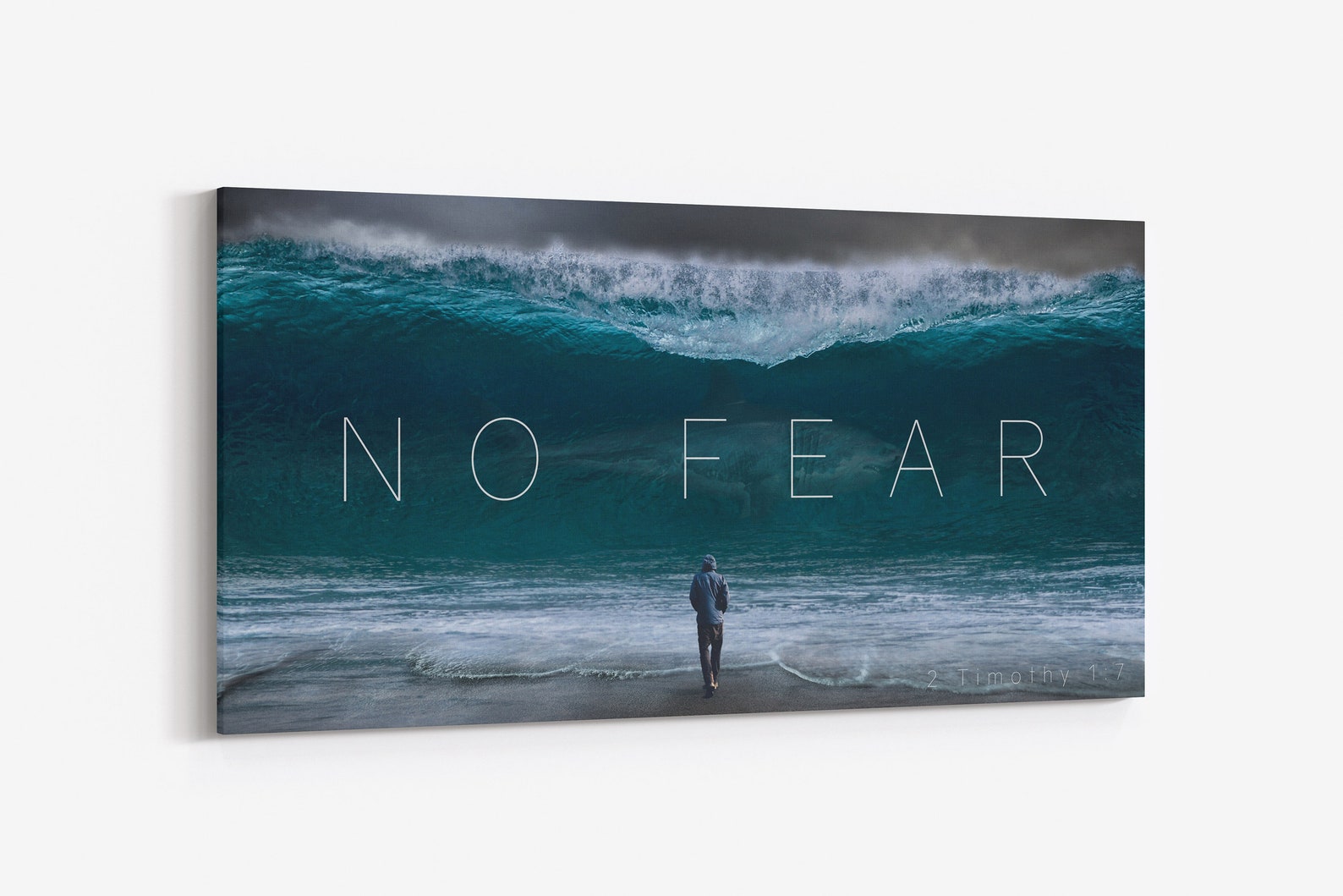 No Fear Motivational Art Office Decor Inspirational Art | Etsy