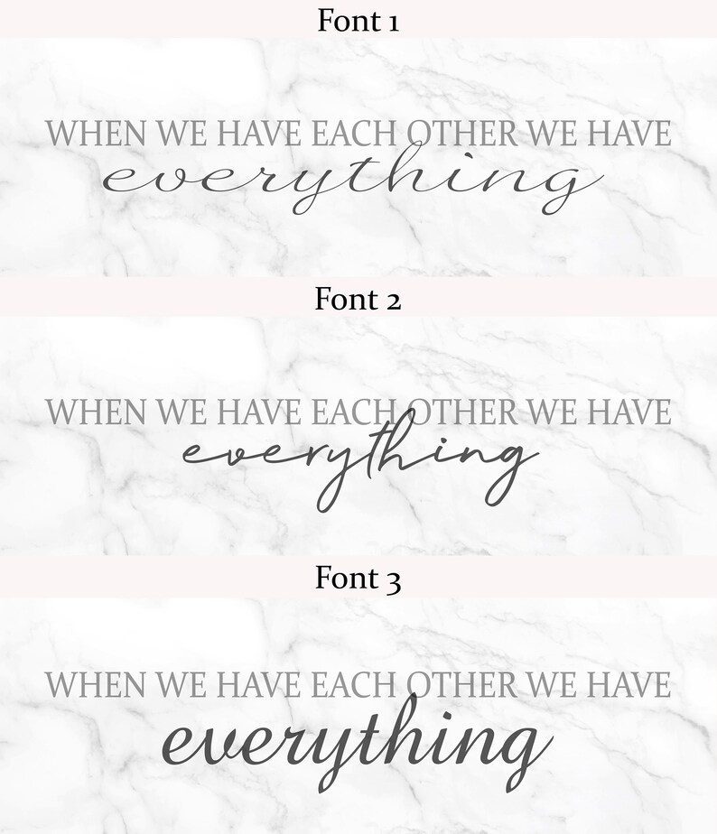 When We Have Each Other We Have Everything, Master Bedroom Decor Wall ...
