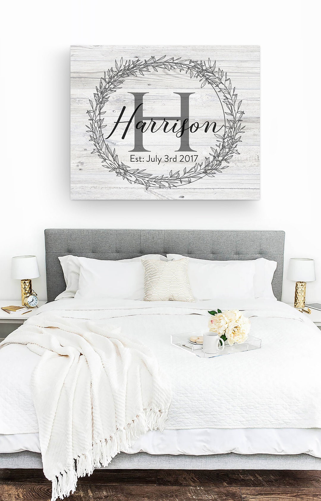 Large Monogram Sign • Large Last Name Sign • Housewarming Gift ...