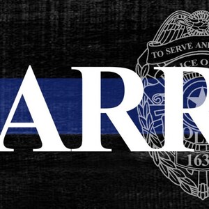 Personalized Police Officer Canvas: Custom Name & Badge Art - Etsy