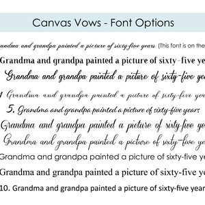 Wedding Vows Canvas Wedding Vows Framed Vows on Canvas Wedding Vows ...