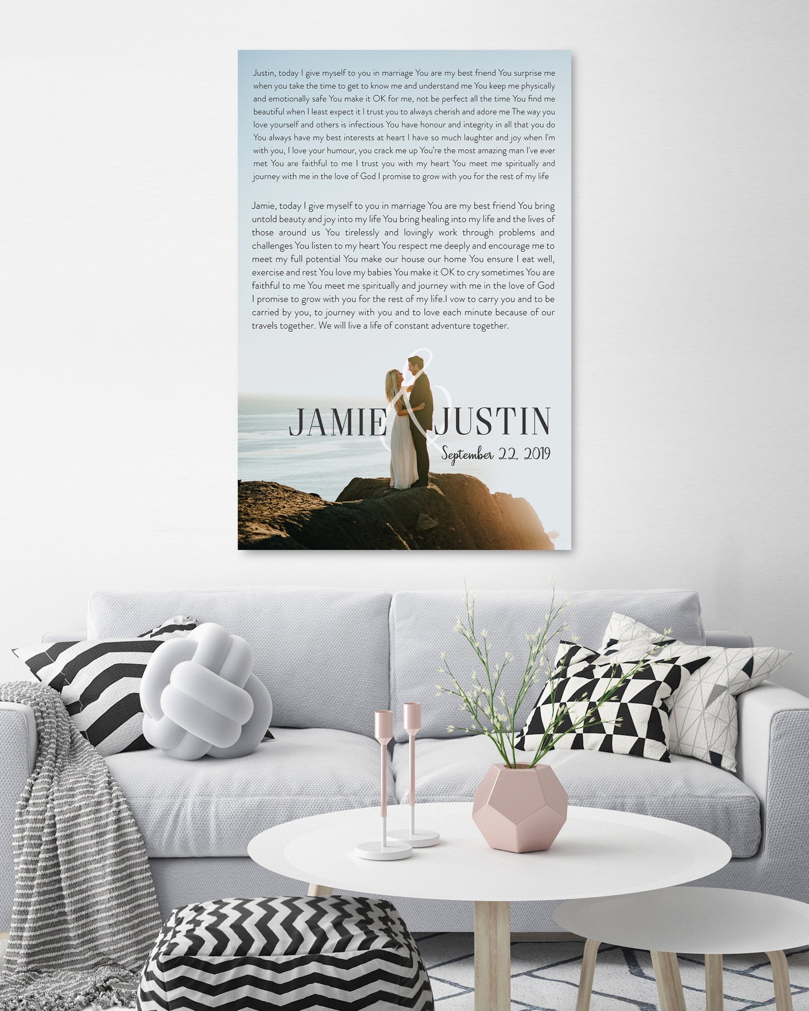 First Dance Lyrics on Canvas Your Wedding's First Dance - Etsy