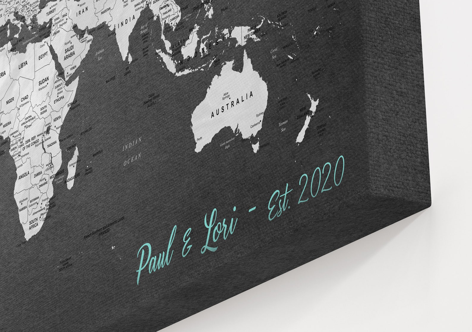 Push Pin World Map, Push Pin Travel Map, World Map Canvas, World Travel ...