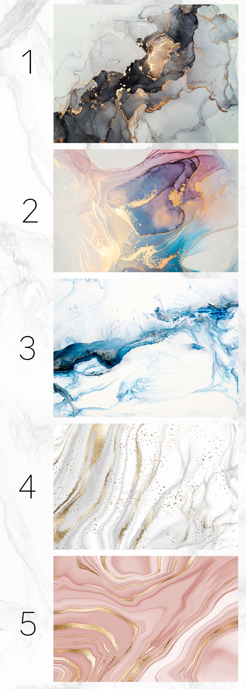 Marble Wall Art Marble Canvas Print Abstract Canvas Art - Etsy