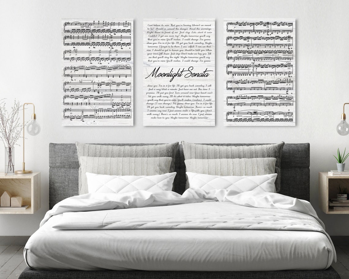 Piano Art Music Art Custom Sheet Music Print Wedding | Etsy