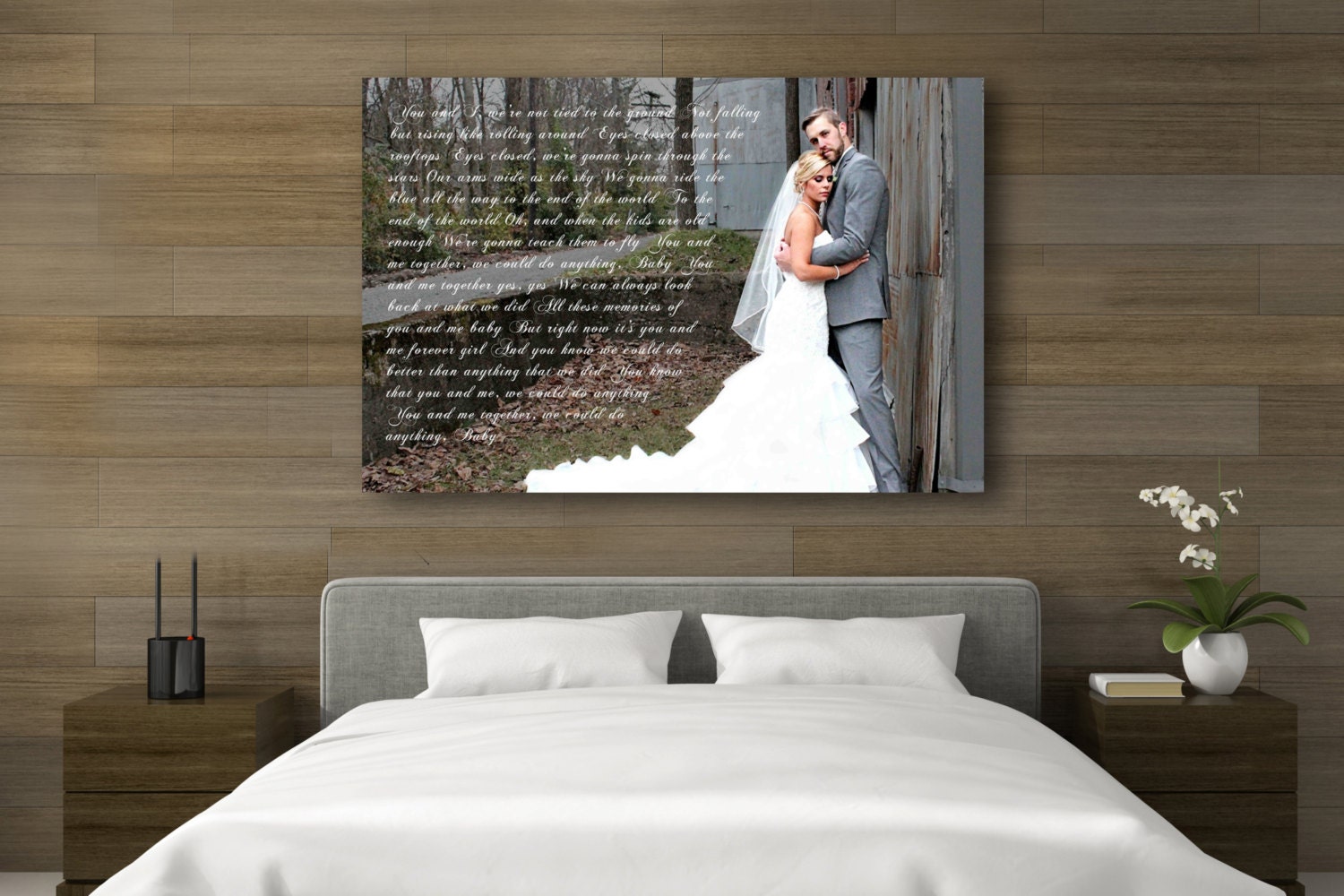 Wedding Vows Wedding Vow Keepsake Wedding Vows Canvas | Etsy