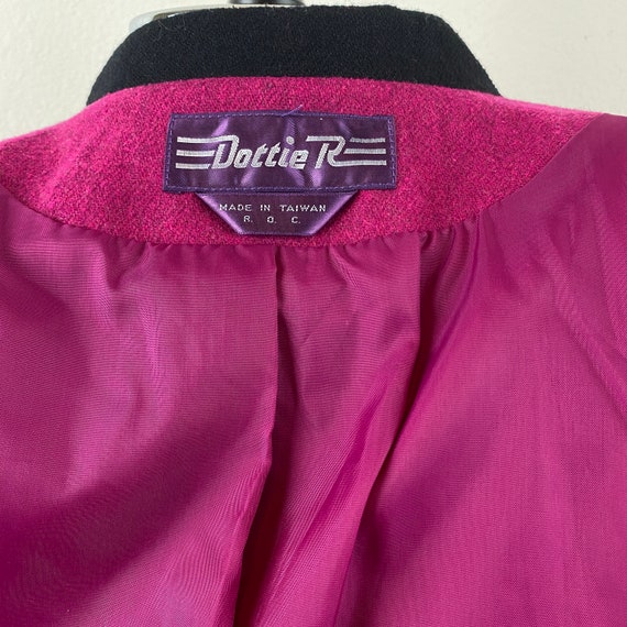 Vintage 90s Dottie R Fuchsia Crop Jacket | Holiday Ev… - Gem