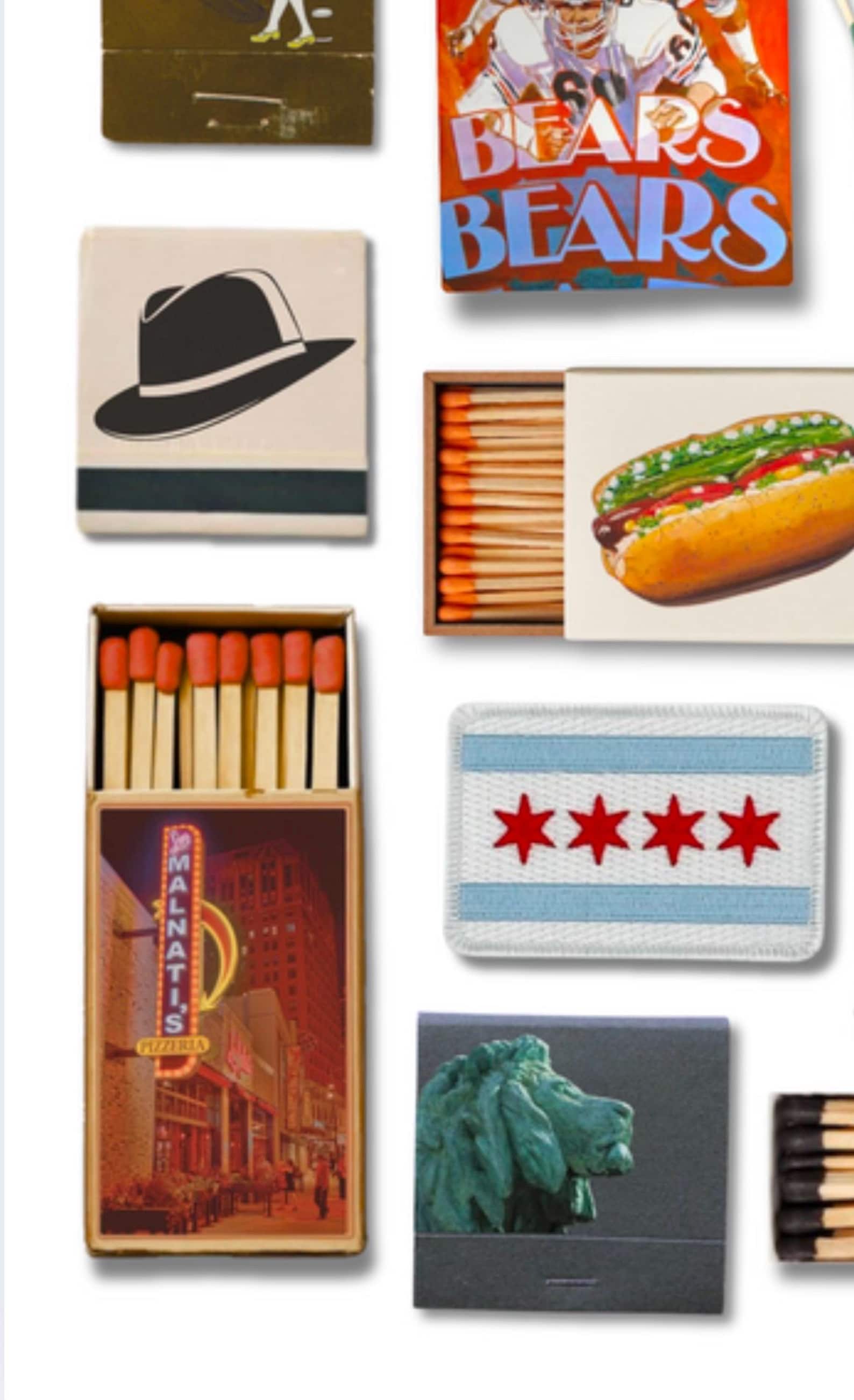 Chicago Matchbox Poster - Etsy