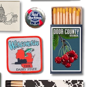 Wisconsin Matchbox Poster - Etsy