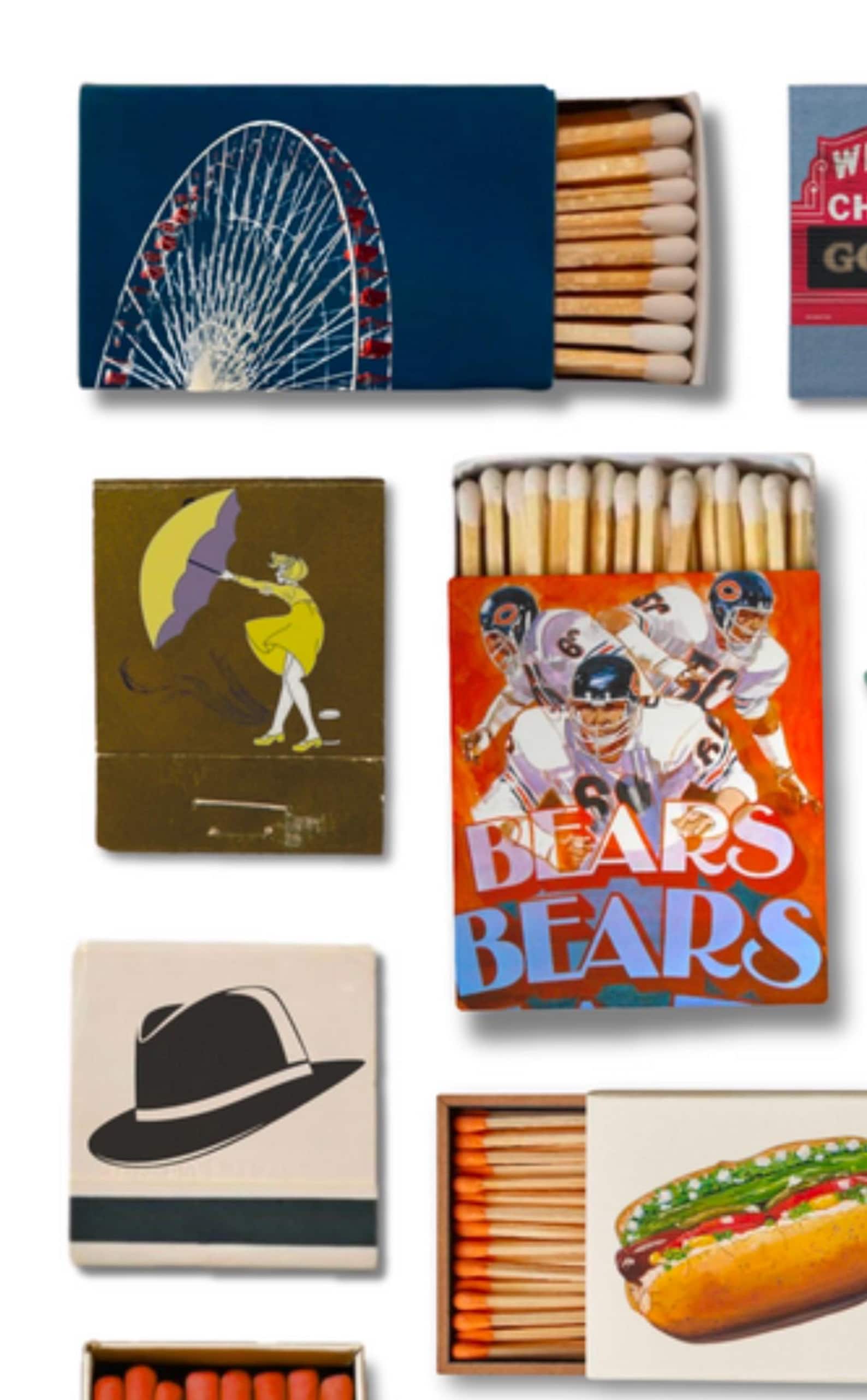 Chicago Matchbox Poster - Etsy