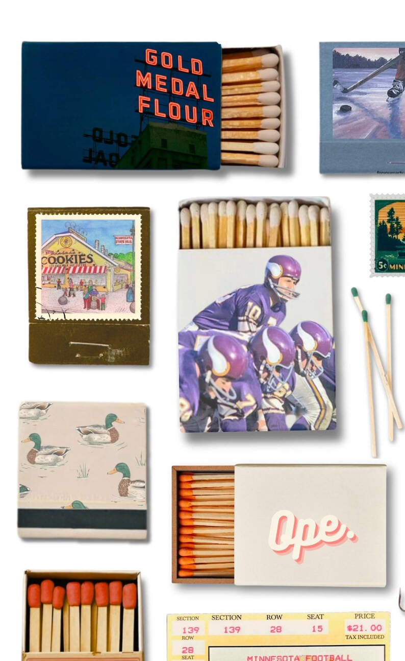 Minnesota Matchbox Poster - Etsy