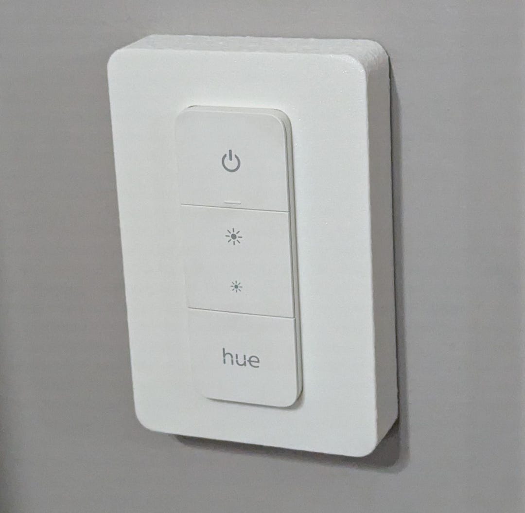 Philips Hue Dimmer Switch Cover: Single Gang Decora Light Switch Plate ...